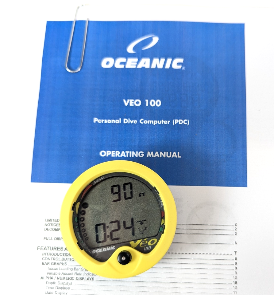 Computer Subacqueo Oceanic Veo 100 Puck Modulo Diving Veo100 #5700 | eBay