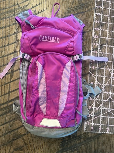 CamelBak Hydration Mini Mule Kids Backpack Purple Pink H2O With Bladder ...