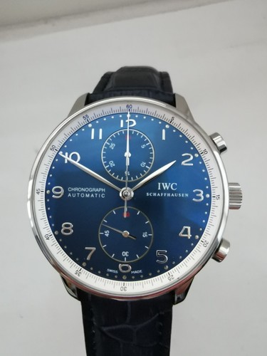 IWC Portuguese Laureus Chronograph Blue Dial - IW371432 | eBay UK