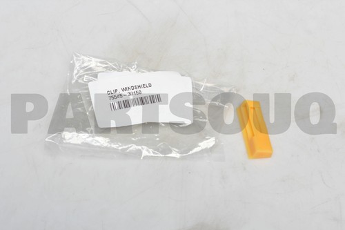 7554530150 Genuine Toyota CLIP, WINDSHIELD OUTSIDE MOULDING, NO.1 75545 ...