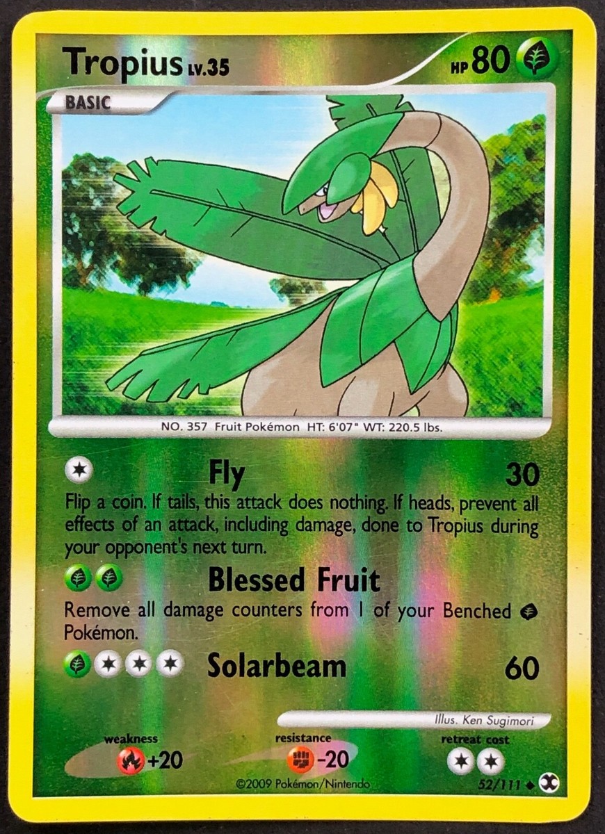 Tropius Pokemon Card