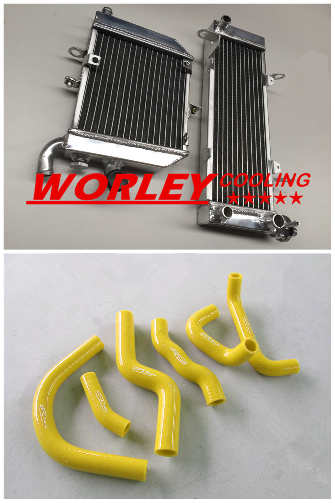 CA-Aluminum Radiator & HOSE FOR Honda VFR 400R NC30/RVF 400 NC35 1989 ...