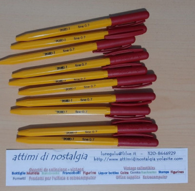 PENNA A SFERA BIRO TRATTO 1 0,7 ROSSO FILA SET DA 5 | eBay