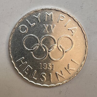 FINLAND 1951 500 Markkaa Helsinki Winter Olympics - KEY DATE - RARE | eBay