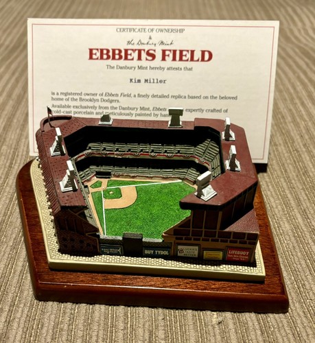 Danbury Mint Ebbets Field Brooklyn Dodgers Replica Rare! | eBay