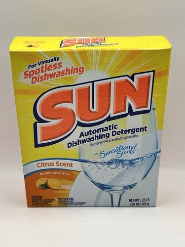 Vintage Sun Automatic Dishwashing Detergent Powder Citrus Scent NEW ...