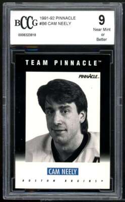 Cam Neely Card 1991-92 Pinnacle Team Pinnacle #B6 BGS BCCG 9 | eBay