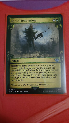 Entish Restoration (Showcase Scrolls) - LTR - (Magic: The Gathering) CF ...