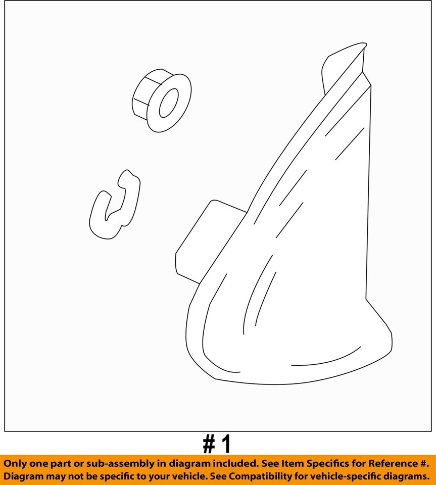 GM OEM 16-19 Cruze Pillars, Rocker Floor Exterior Trim-Pillar Molding ...