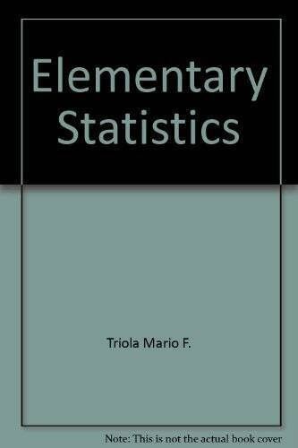Elementary statistics - Paperback By Triola, Mario F - GOOD ...