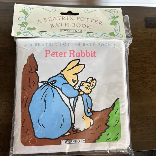 Vintage PETER RABBIT - Beatrix Potter Bath Book 1989 NEW/SEALED | eBay