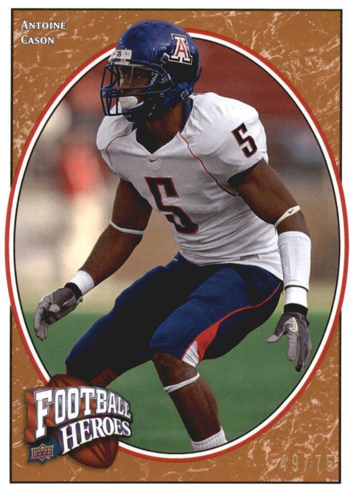 2008 Upper Deck Football Heroes - Rookie Heroes Antoine Cason #108 ...