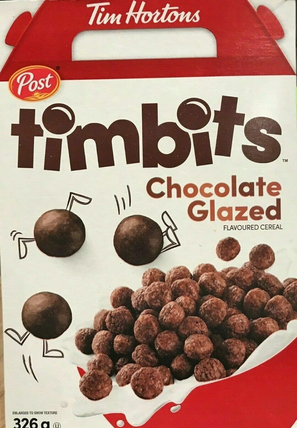 4x TIM HORTONS TIMBITS CHOCOLATE GLAZED Cereal 326g Each -Limited ...