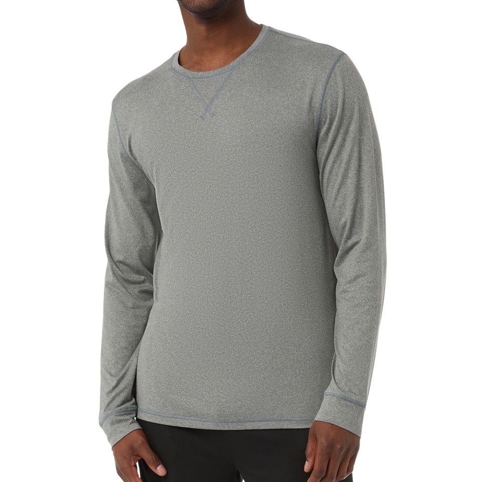 32 DEGREES Cool Crewneck Long Sleeve Pajama Shirt Large Heather Green (8 Shirts) | eBay