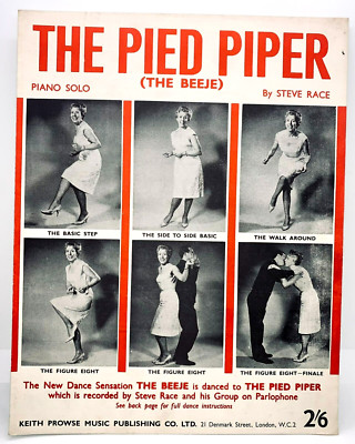 THE PIED PIPER - 1963 UK Piano Solo sheet music - Steve Race - with ...