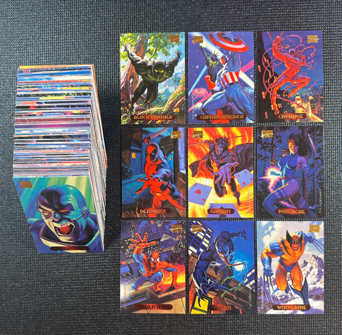 1994 Marvel Masterpieces - Complete 140 Card Base Set | eBay