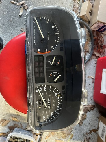 1990-1991 Honda Civic Lx Dx Ex Sedan Manual Gauge Cluster Instrument ...