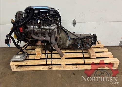 6.0 VORTEC LQ4 ENGINE & 4L80E TRANS 4X4 COMPLETE DROPOUT LS SWAP HOT ...