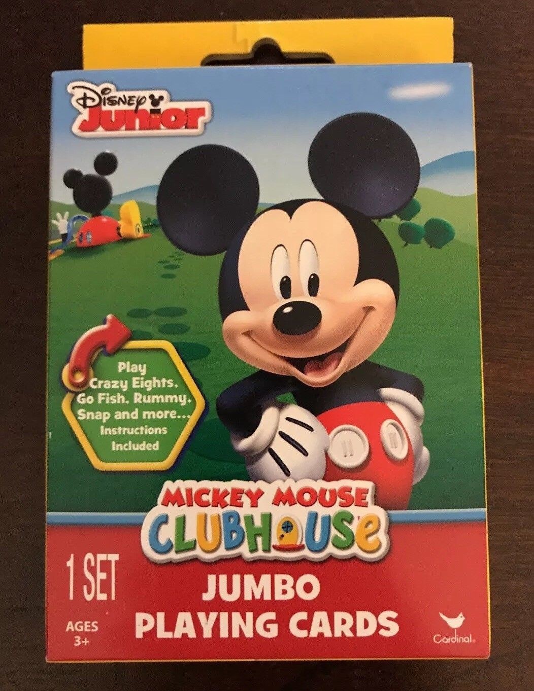 Disney junior Mickey Mouse Clubhouse Kids Jumbo Playing Cards | eBay