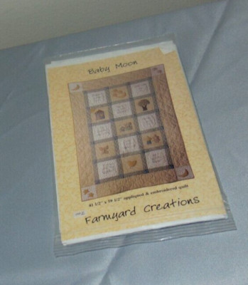 Baby Moon Quilt Pattern Uncut Farmyard Creations | eBay