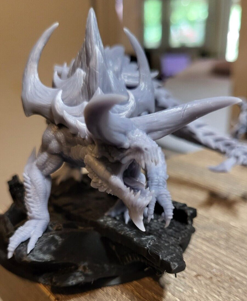 Large Tarrasque UNPAINTED Dungeons & Dragons/Pathfinder miniature | eBay