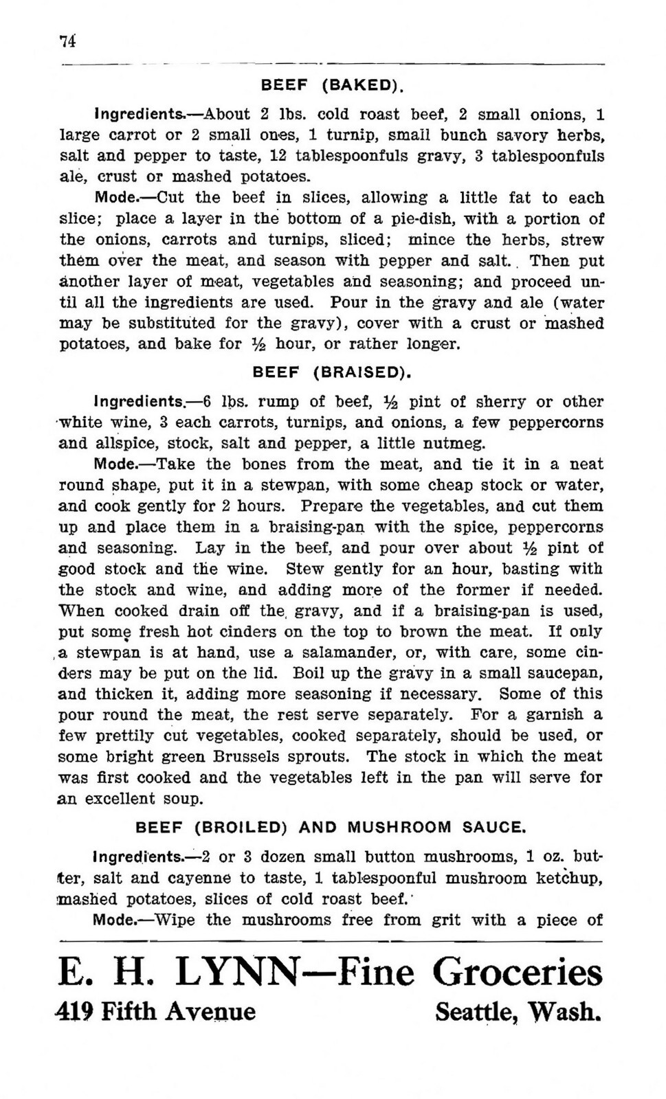 1909 Alaska Yukon Pacific Exposition Worlds Fair Souvenir Cookbook 128 ...