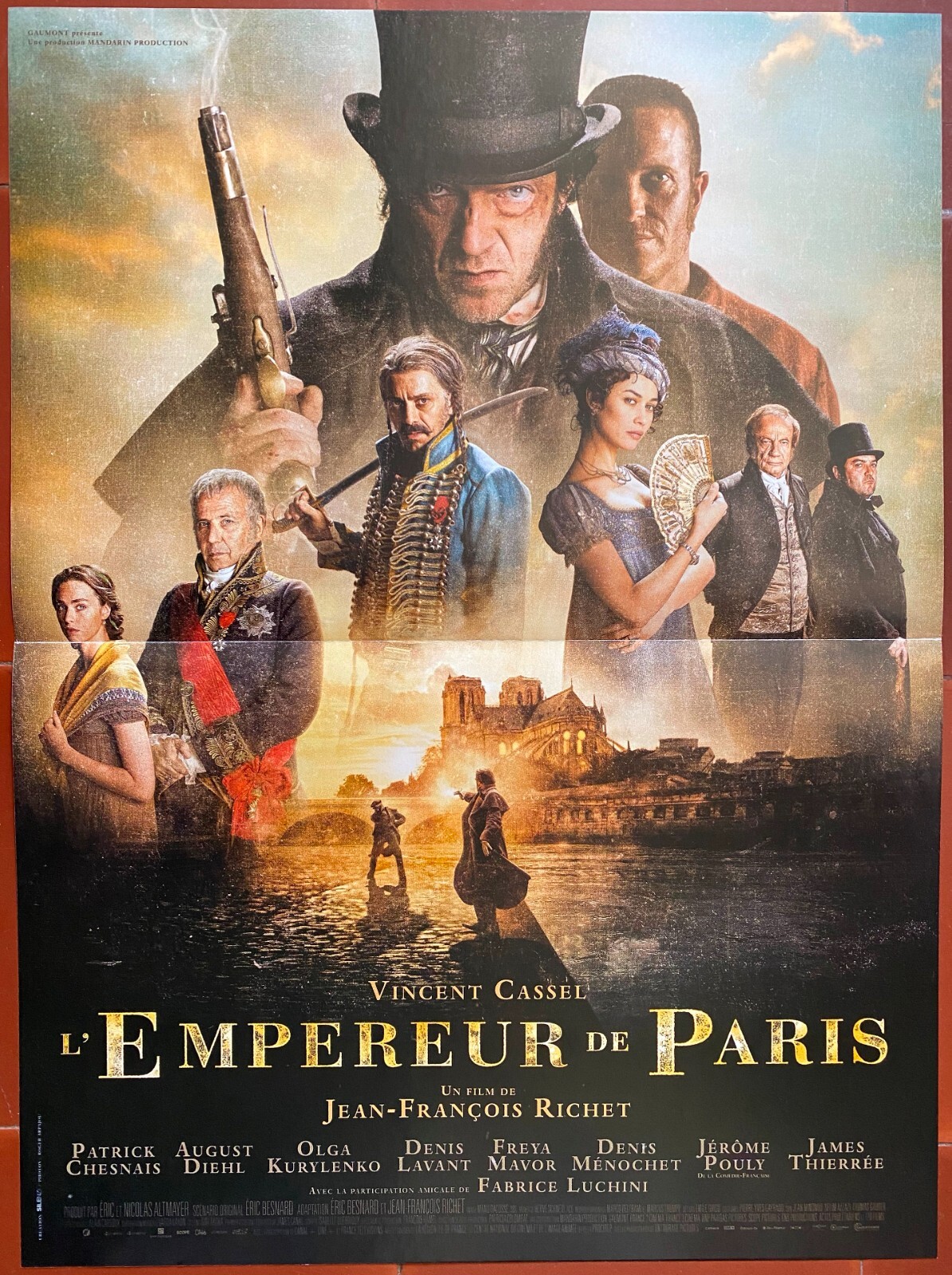 Poster THE EMPEROR OF PARIS Patrick Chesnais VINCENT CASSEL Denis ...