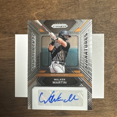 2024 Panini Prizm Walker Martin Sensational Signatures AUTO SF Giants # ...
