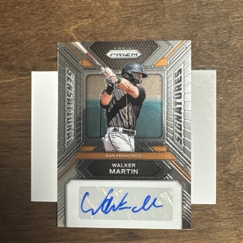 2024 Panini Prizm Walker Martin Sensational Signatures AUTO SF Giants # ...