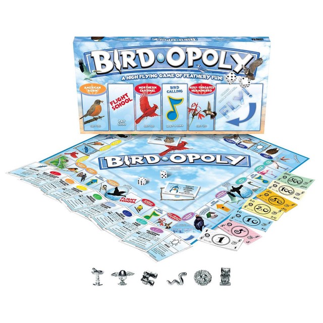 Factory Bird-opoly Bird Opoly Board Game Late for The Sky 730799050466 ...