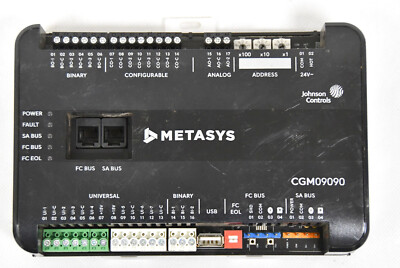 Johnson Controls Metasys M4-CGM09090-0 General Purpose Controller CGM ...