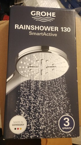 GROHE 26545000 Rainshower Smartactive 5" Handheld Shower Head ...