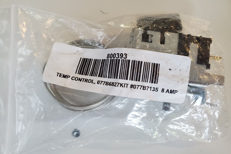 NEW True 800393 Temp Control, 077B6827 Kit #077B7135 8 Amp | eBay
