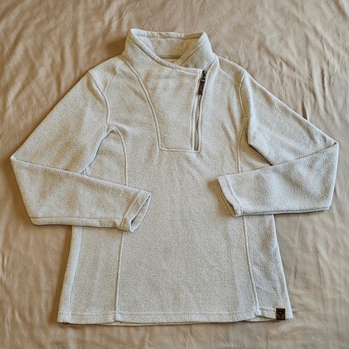 LIV Outdoor Life Integrity Earth Fleece Pullover Oatmeal Asymmetrical ...