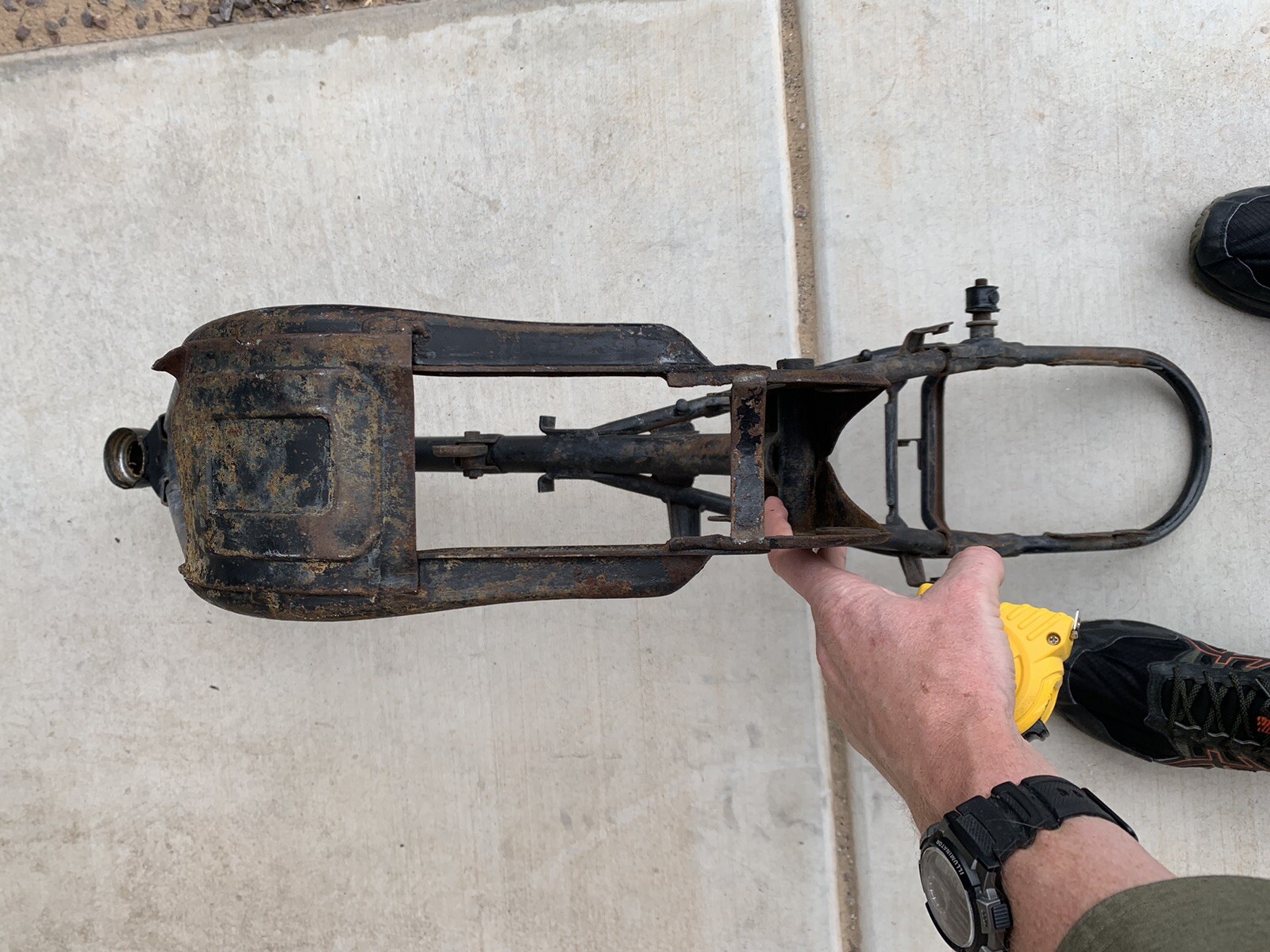 YAMAHA NOS/OEM FRAME YZ80 YZ 80 YZ80E 1978 2J5-21110-70-33 VINTAGE ...