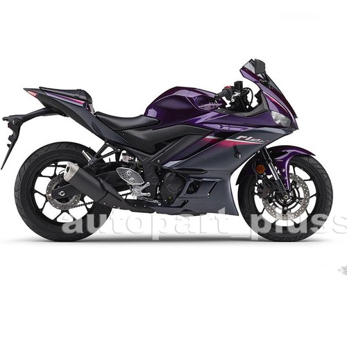 Injection Purple Fairing Kit Bodywork Plastic For Yamaha YZF-R3 R25 ...