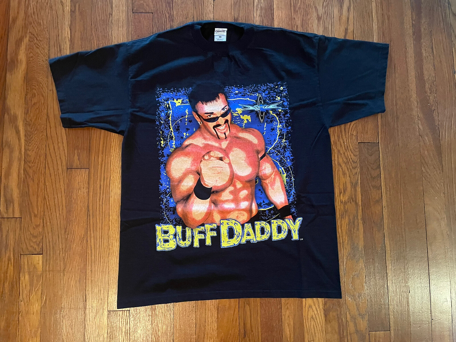 Vintage 1990s WCW Buff Daddy Buff Bagwell Graphic T-S… - Gem