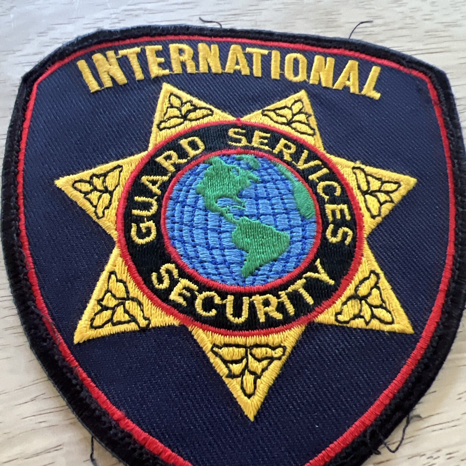 Vintage International Security Guard Services Patch | eBay
