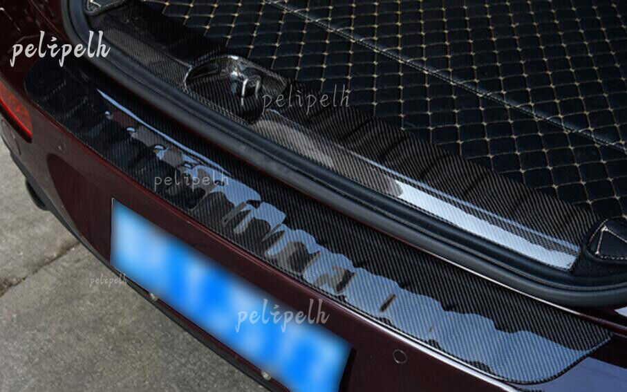 Carbon Fiber Steel Rear Bumper Protector Guard Trim For Mini Cooper ...