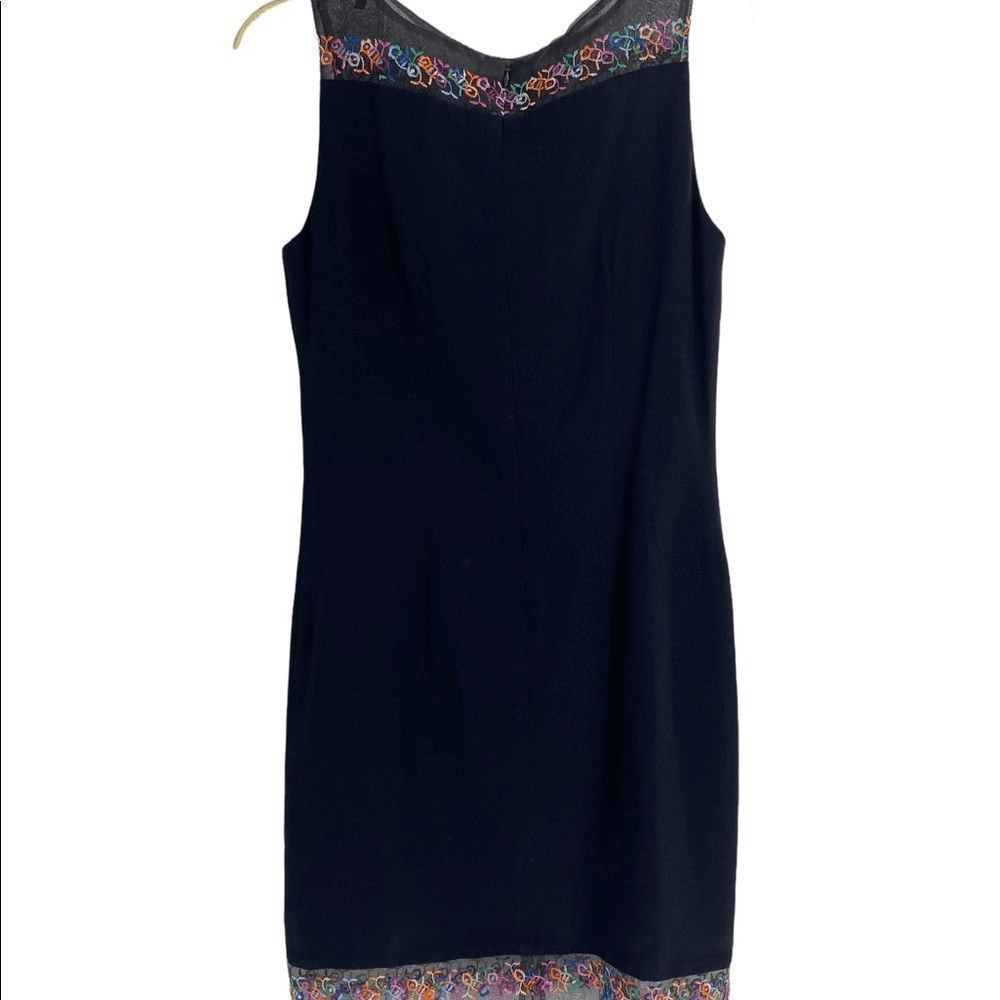 Dani Max black dress with embroidery - Gem
