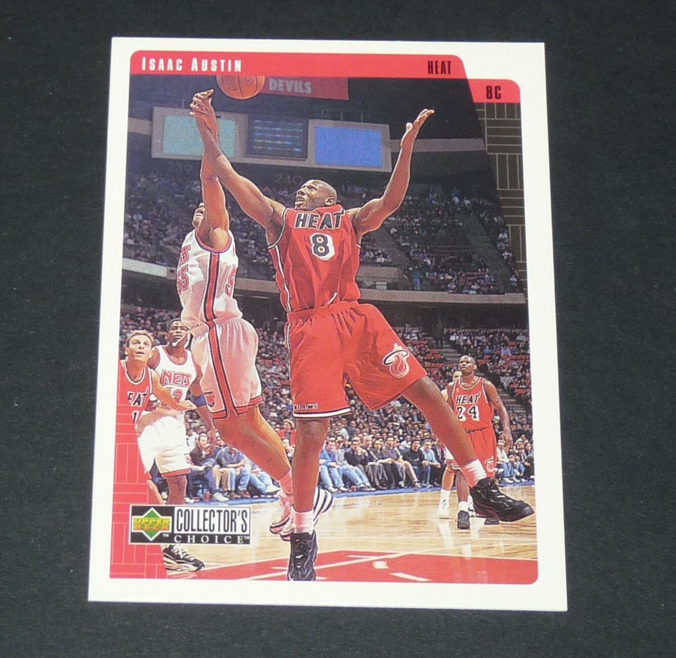 ISAAC AUSTIN MIAMI HEAT 1997-1998 NBA BASKETBALL UPPER DECK CARD | eBay