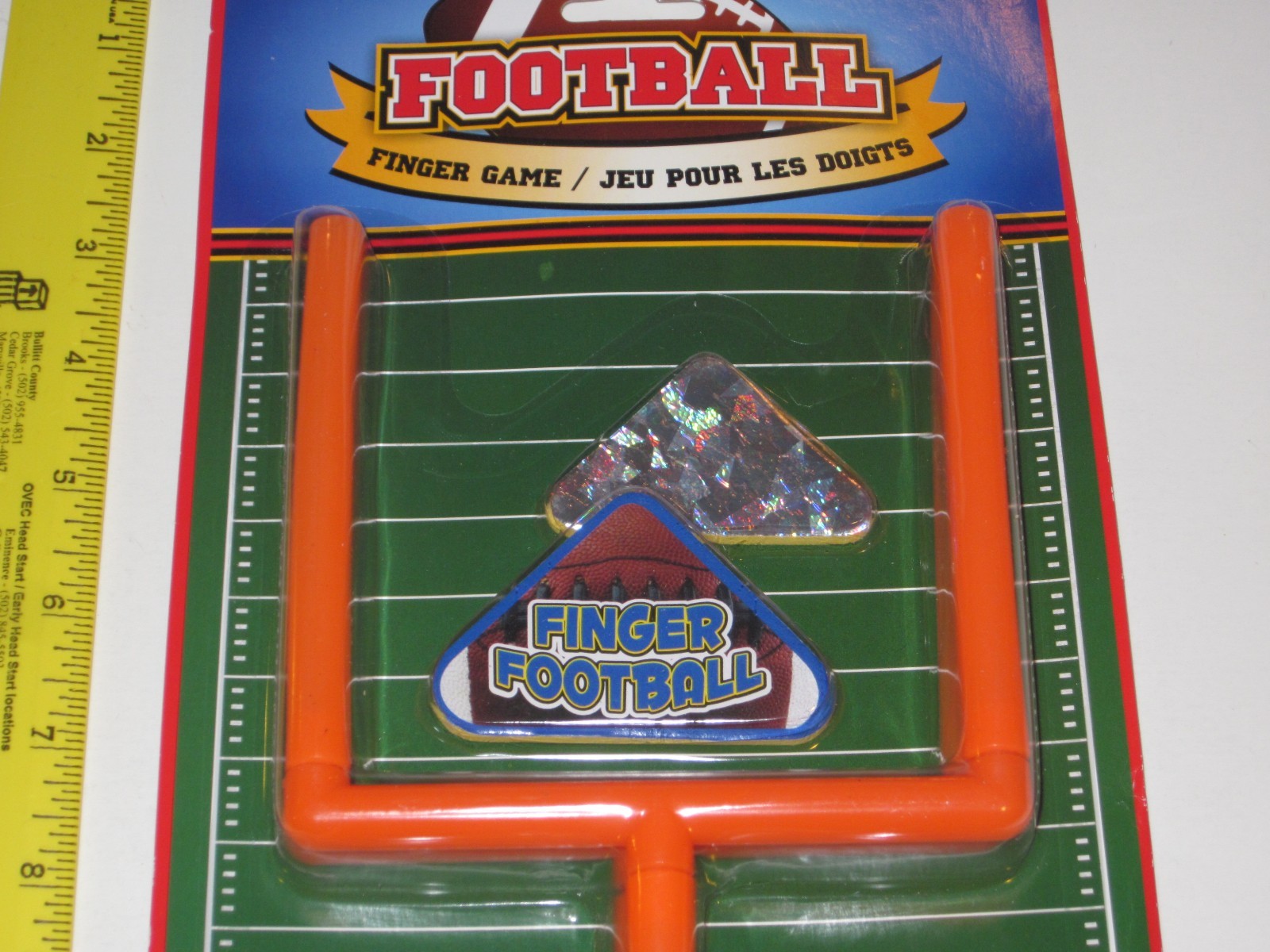 Finger Football Game - w/Suction Cup Goal Post, Sports Parties ...