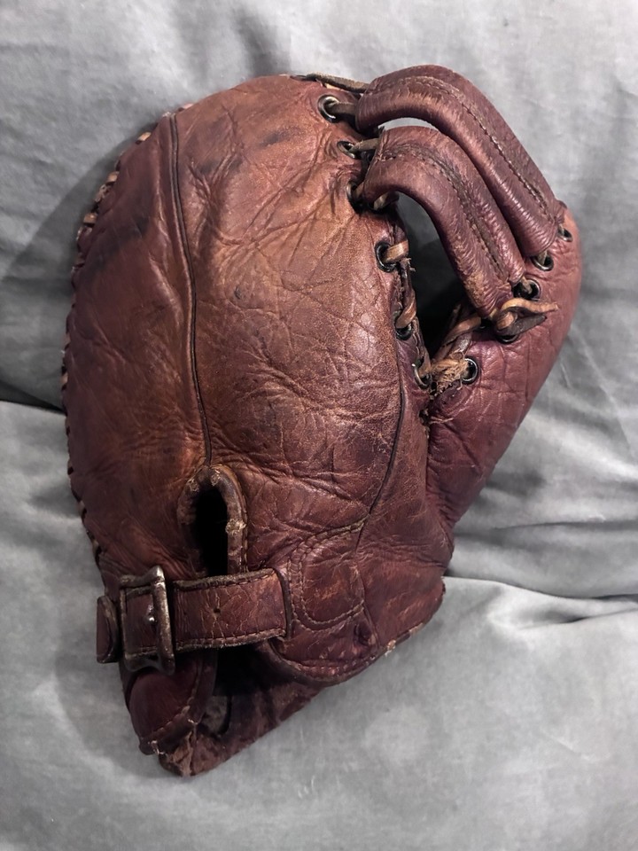 Denkert First Baseman Mitt - Nice Supple Antique/ Vintage Leather | eBay