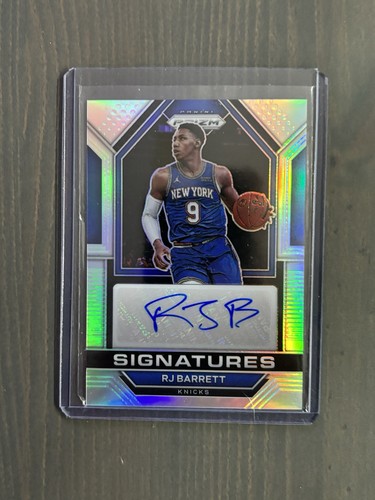 2022-23 Panini Prizm Signatures Prizms Silver #SIG-RJB RJ Barrett Auto ...