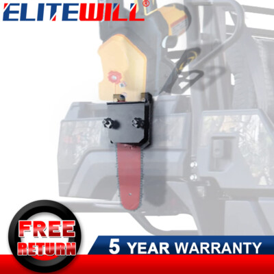 ELITEWILL Chainsaw Mount Steel Holder Universal Chainsaw Carrier ATV ...