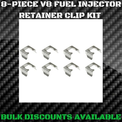 V8 Bosch Siemens Deka Accel Denso EFI FUEL RAIL INJECTOR CLIPS ...