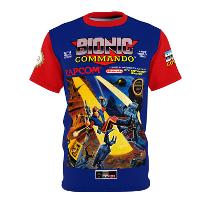 Bionic Commando NES Retro Vintage Nintendo Video Game Cover T-Shirt | eBay