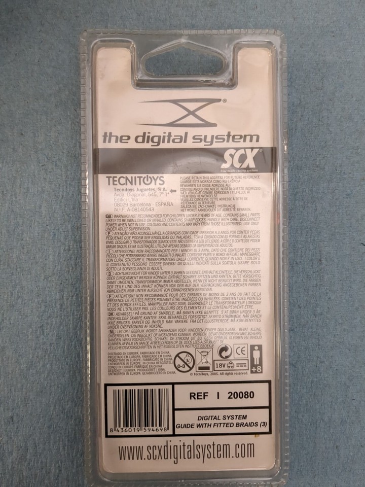SCX Digital System Guide With Fitted Braids 1:32 Scale Racing System ...