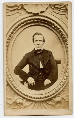 Man, Vintage Unusual CDV Photo by Pearson, Derby UK | eBay