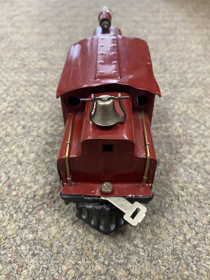 + Ives Prewar O Gauge Tinplate 3250 Red Electric Locomotive Restored ...